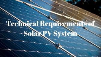 Solar Roof top requirements